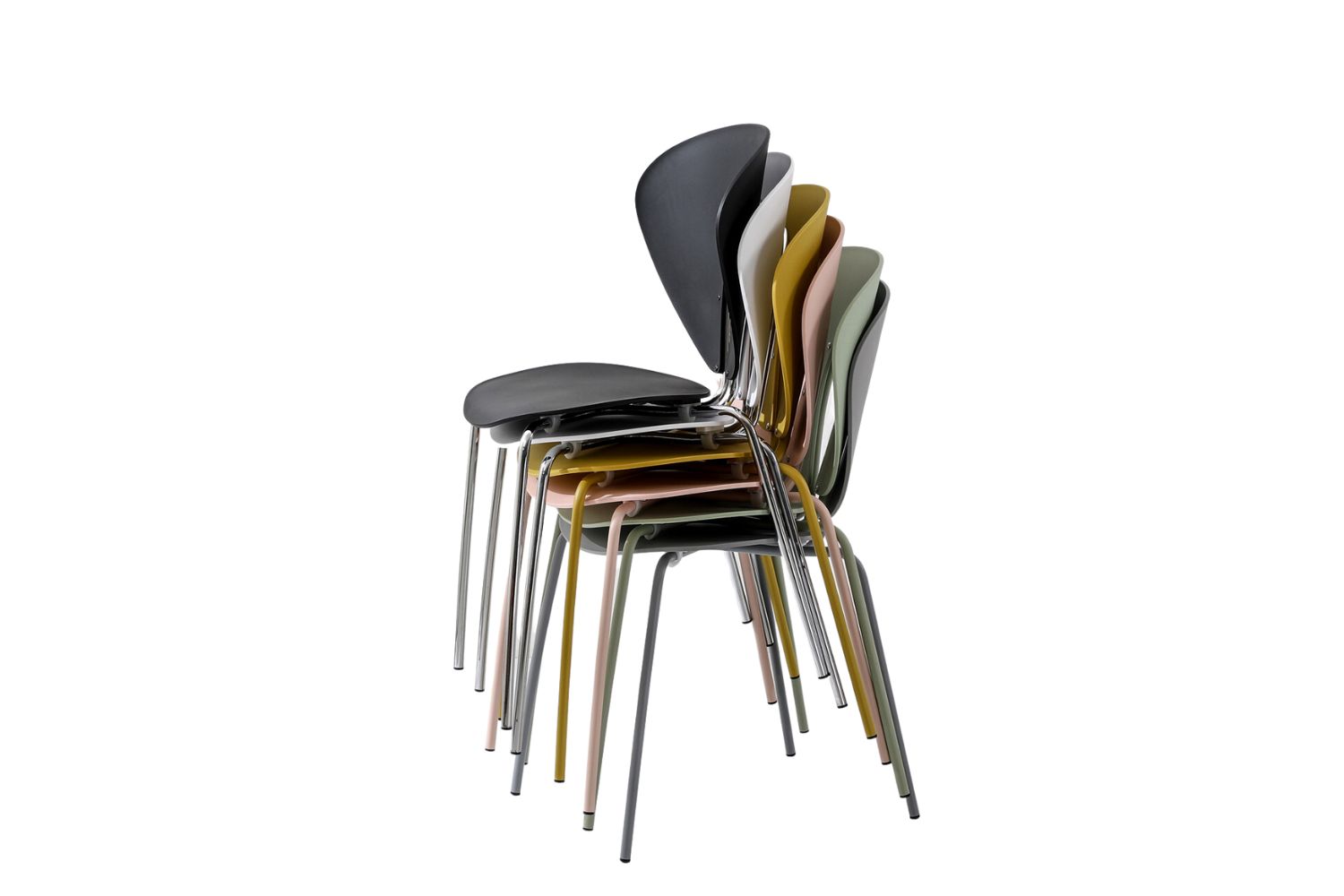 SLEEKLINE Stackable Dining Chair (Black)