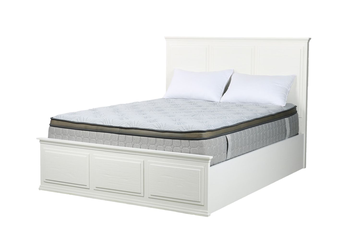 MADISON Bed Frame (White) - Queen