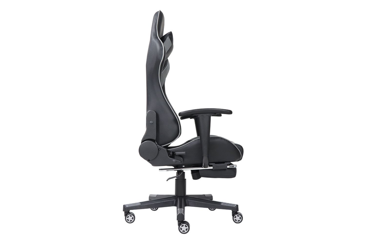 EVOLUTION Gaming Chair with Footrest (Grey)