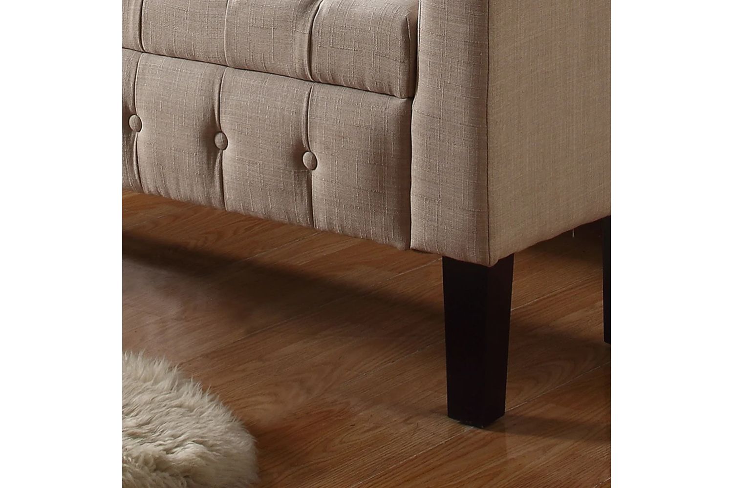 MIMOSA Bench with Storage (Beige)
