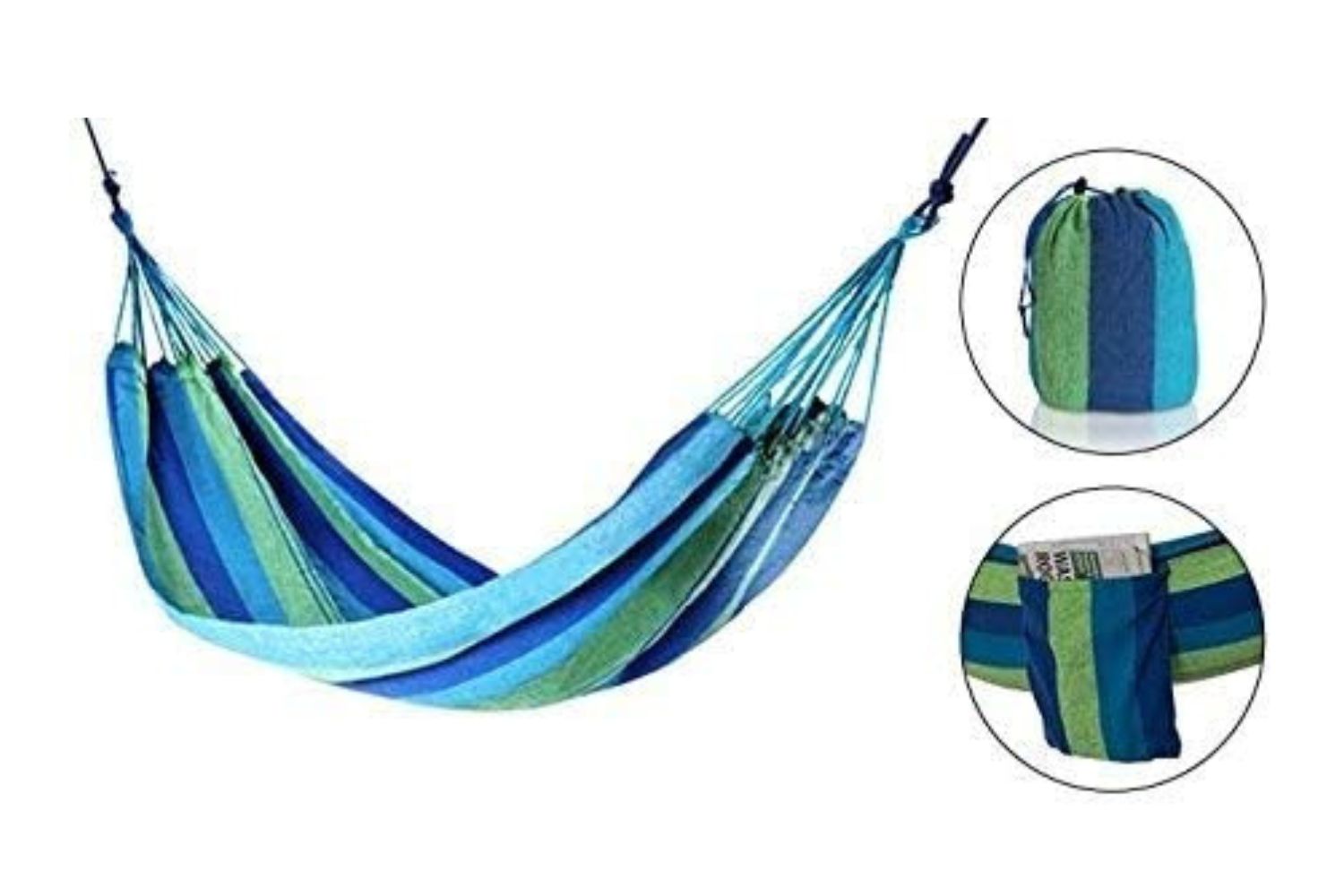 RAINBOW Outdoor Hanging Hammock Lounger/Swing Bed