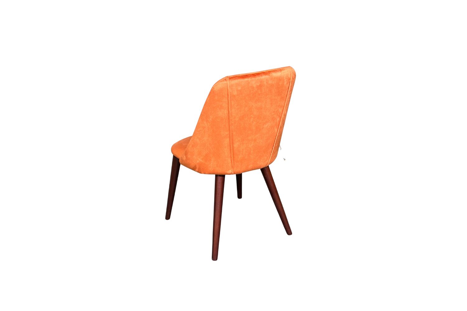 SOLACE Velvet Dining Chair (Orange)