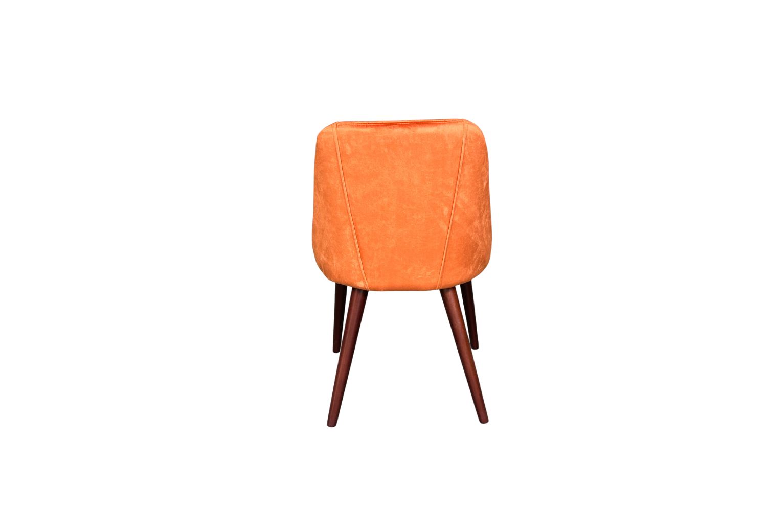 SOLACE Velvet Dining Chair (Orange)