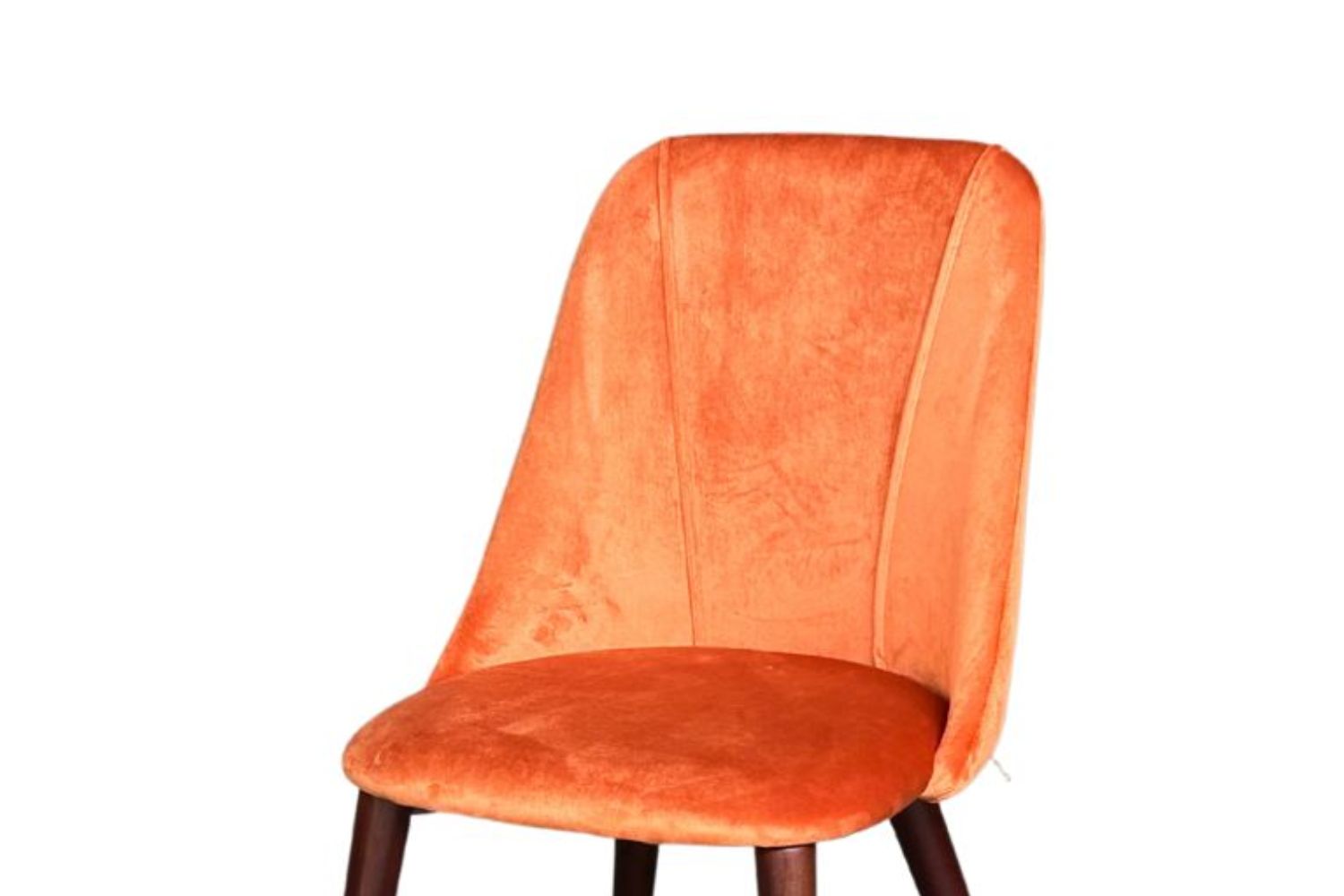 SOLACE Velvet Dining Chair (Orange)