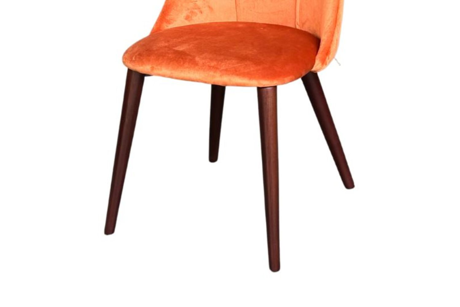 SOLACE Velvet Dining Chair (Orange)