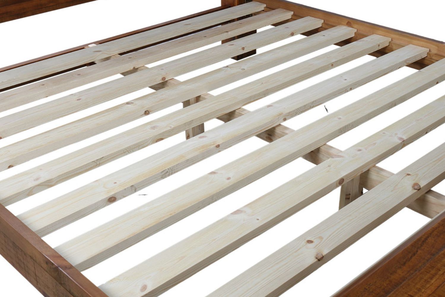 FLINDERS Solid Pine Wood Bed Frame in Queen/Super King Size