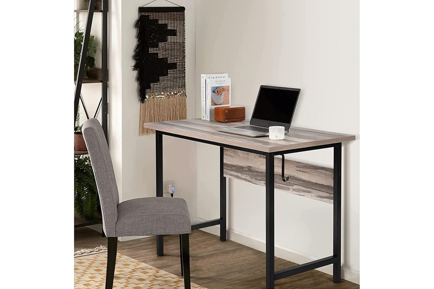 JAYNE 110 Writing Desk (Rustic Walnut)