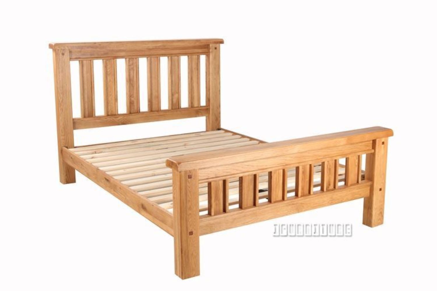 WESTMINSTER Bed Frame in Queen/ King / Super King Size (Solid Oak)