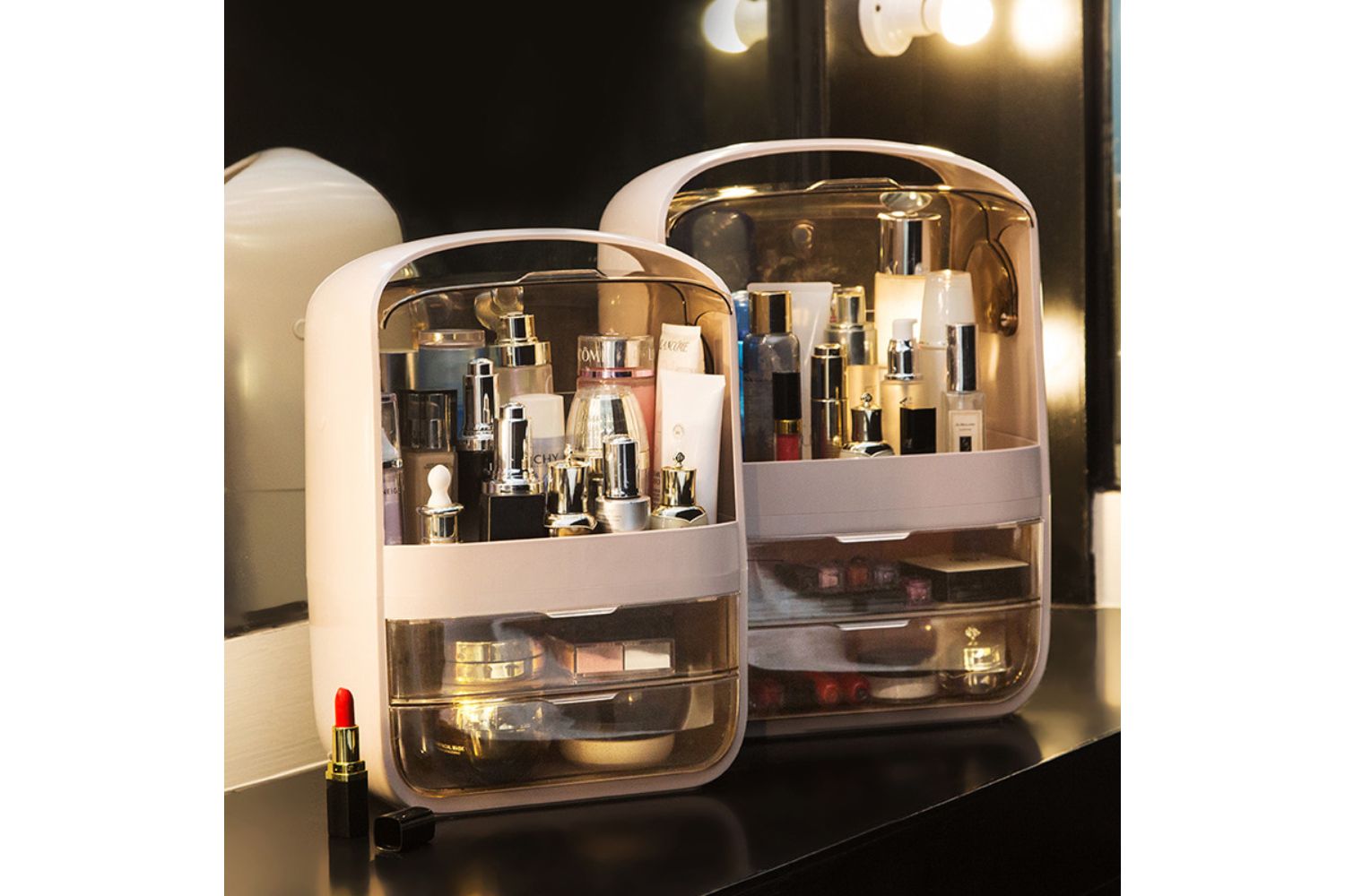 RADIANCE Cosmetic Large/Extra Large Storage Box (Pink)