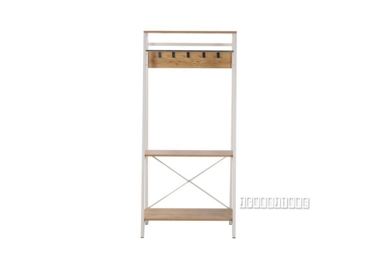 CITY 176x60cm Angled Storage Rack (White)