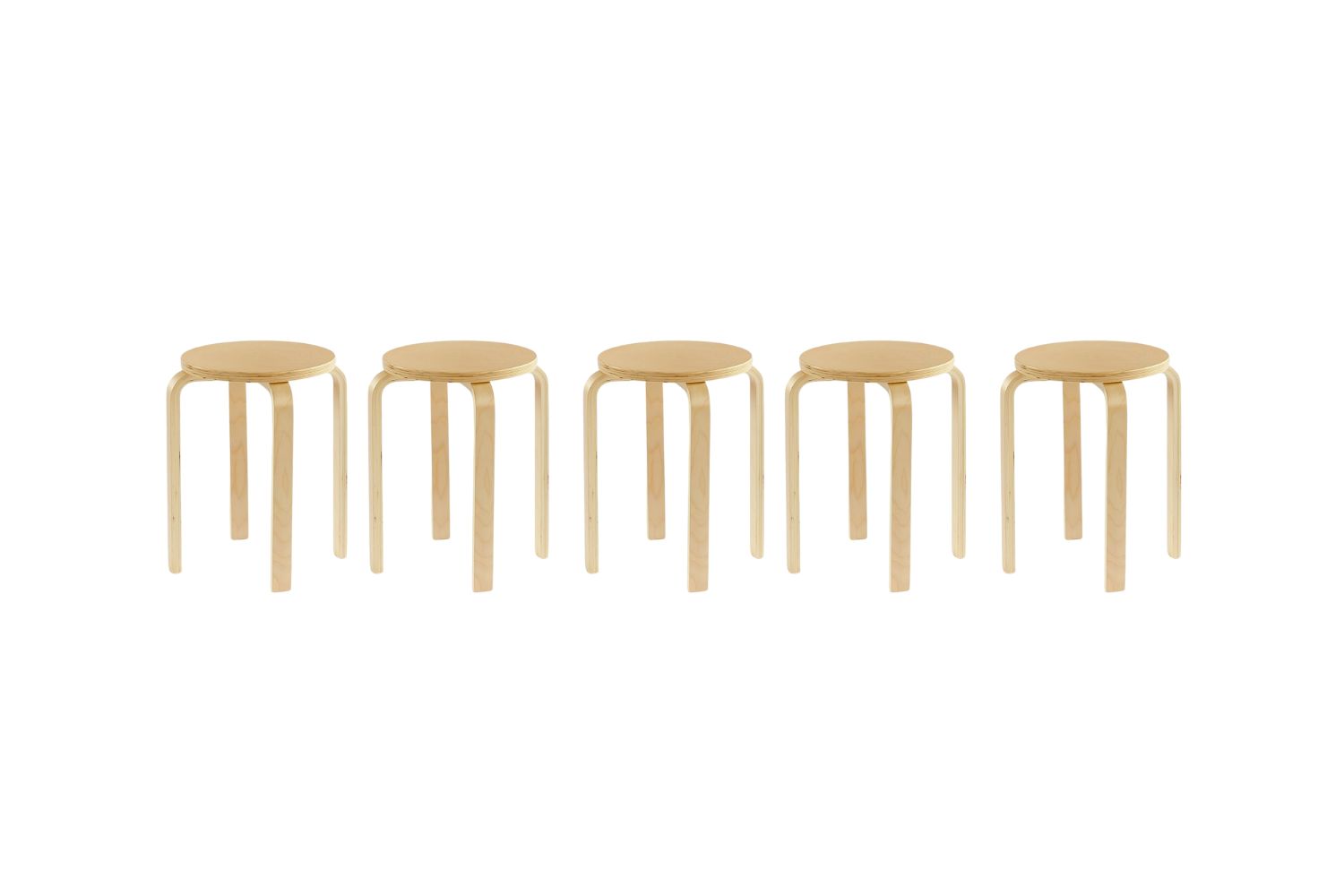 LOFT Bentwood Stackable Stool (Wood)