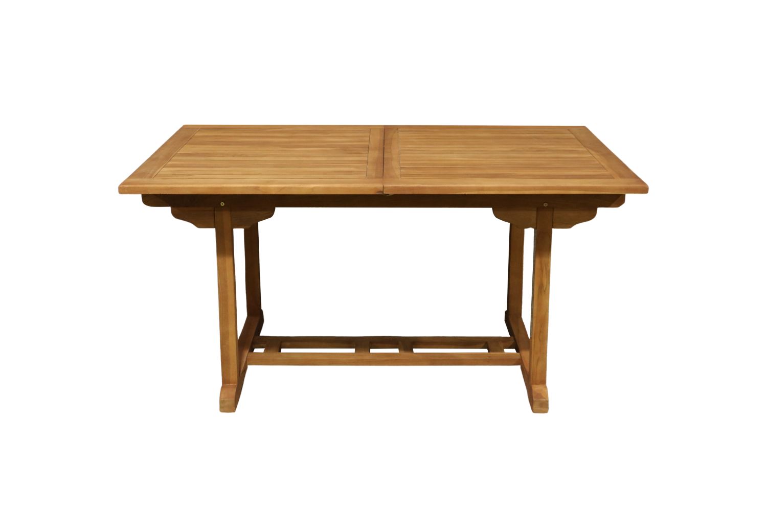 BALI Outdoor Solid Teak Wood Rectangle 150-210 Extension Dining Table