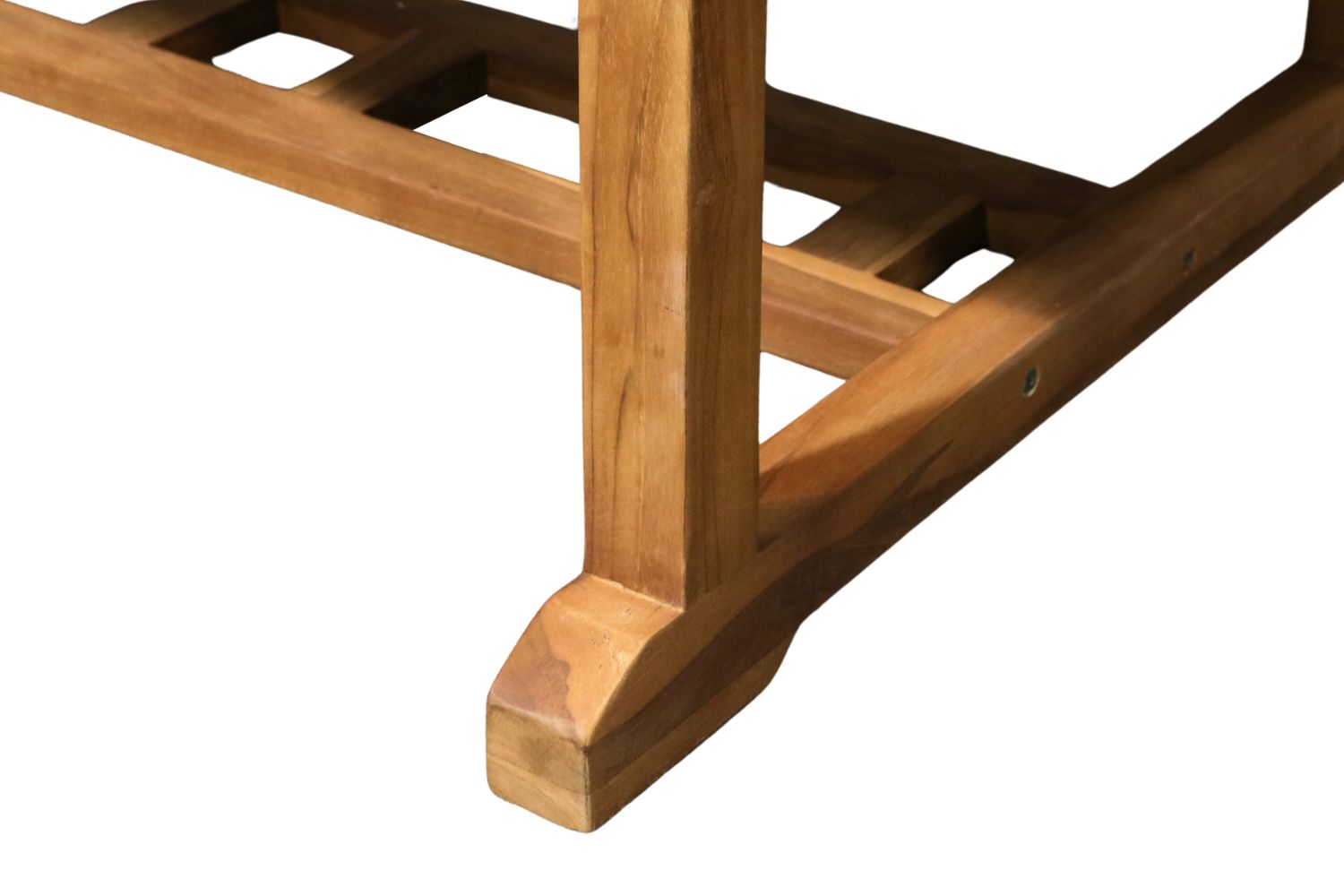 BALI Outdoor Solid Teak Wood Rectangle 150-210 Extension Dining Table