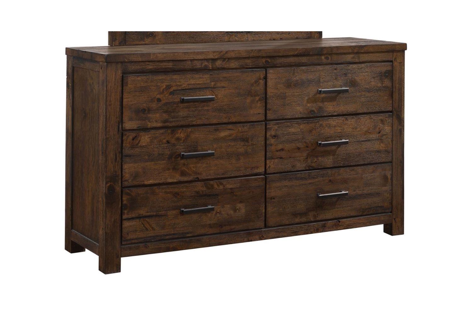 VENTURA 6 Drawers Oak Dressing Table without Mirror
