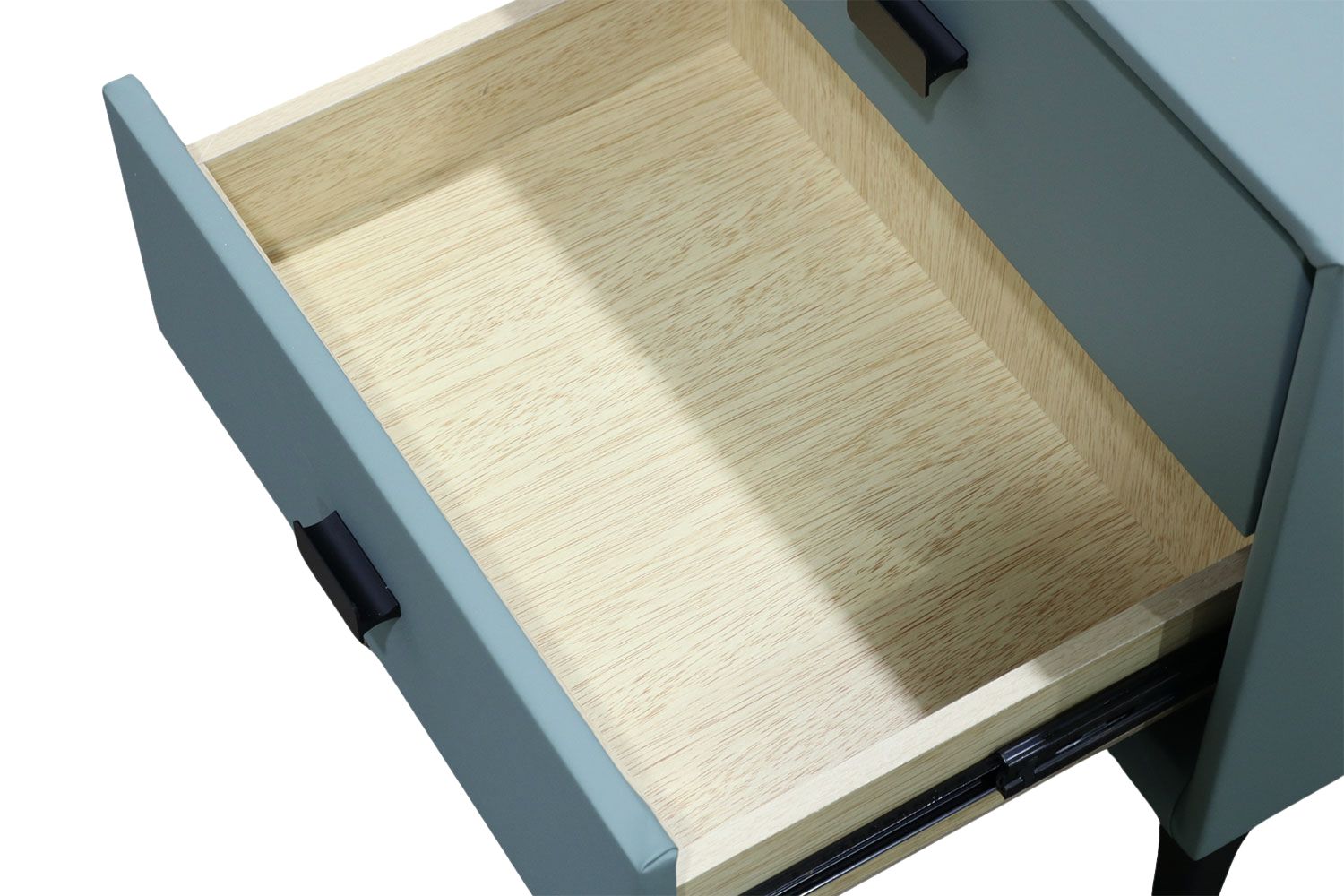BRECON 2-Drawer Bedside Table (Blue)