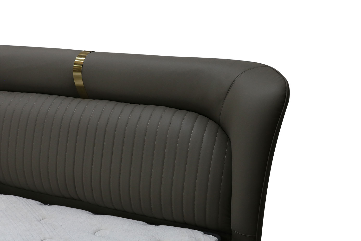 SHELL DREAM Queen/Super King Size Bed Frame (Grey)