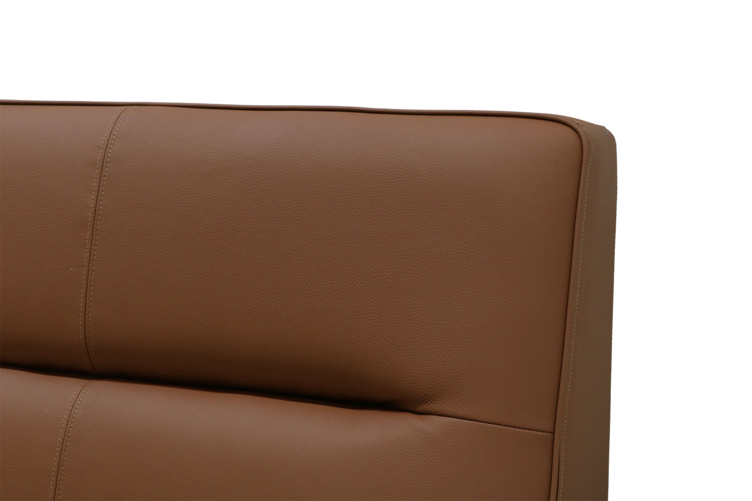 CUBA Genuine Leather Bed Frame in Queen/King Size (Brown)