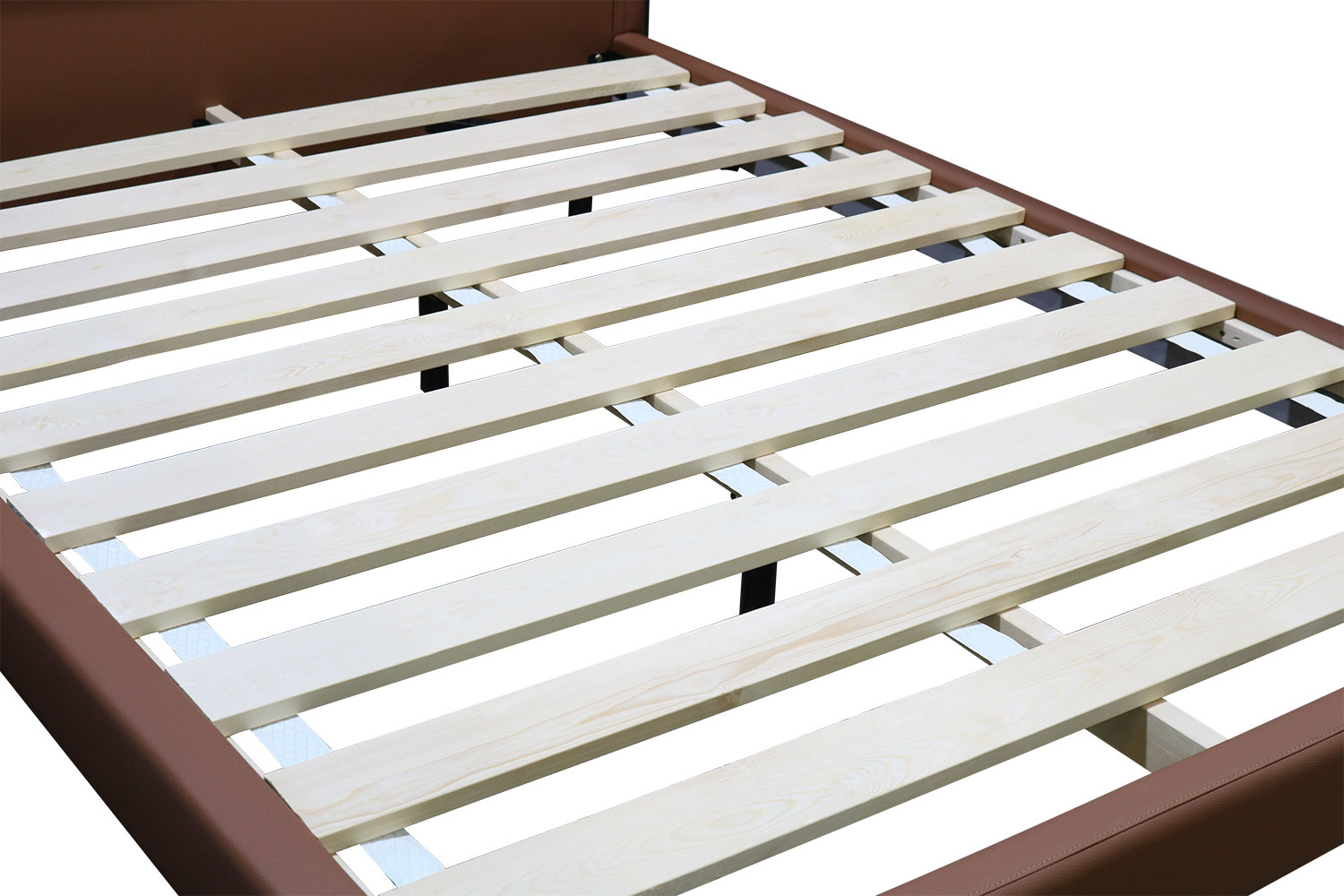 CUBA Genuine Leather Bed Frame (Brown) - King