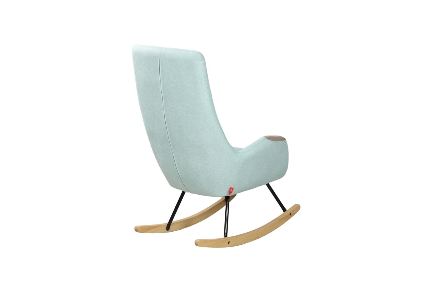 WEBSTER Fabric Rocking Chair (Sky Blue)