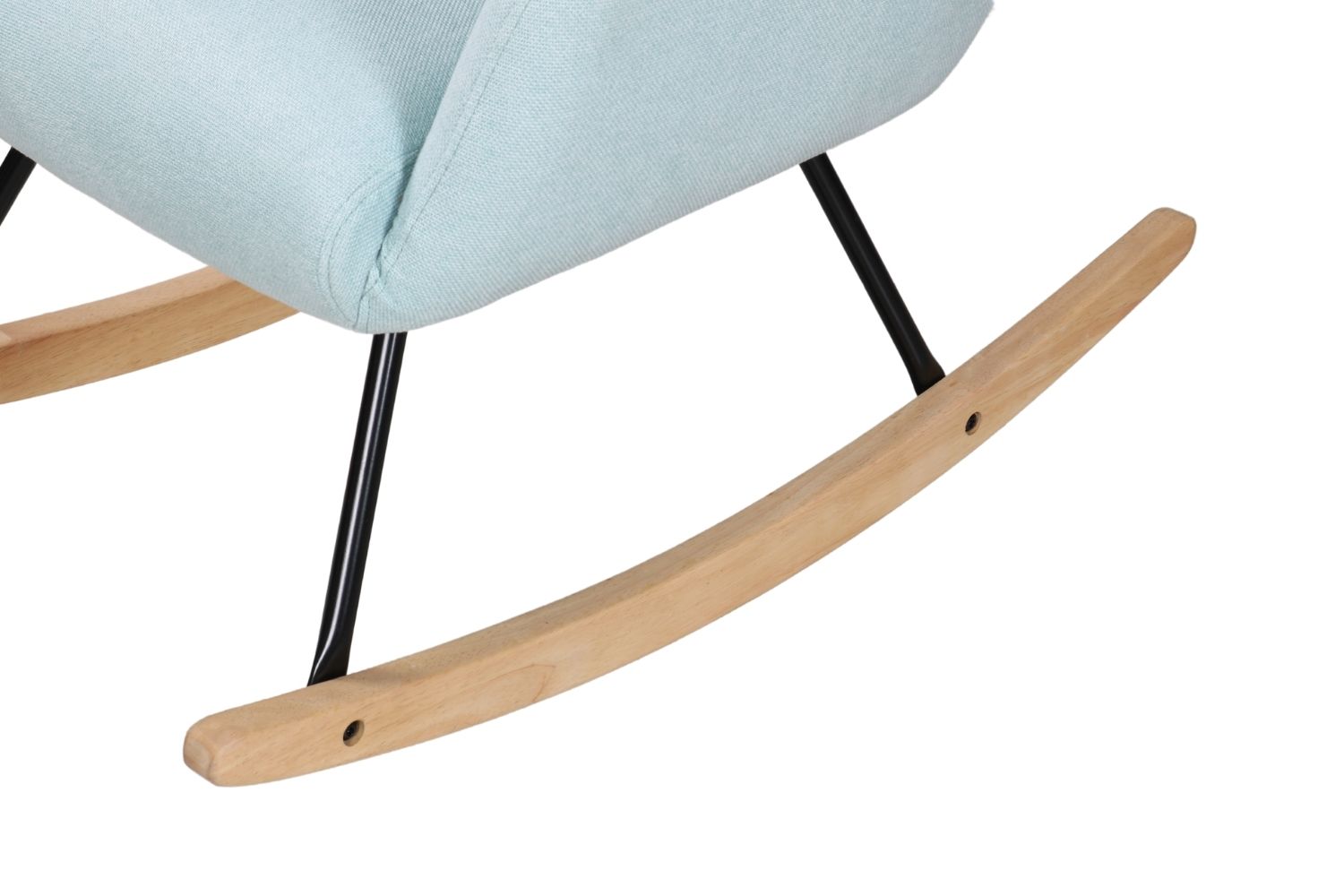 WEBSTER Fabric Rocking Chair (Sky Blue)