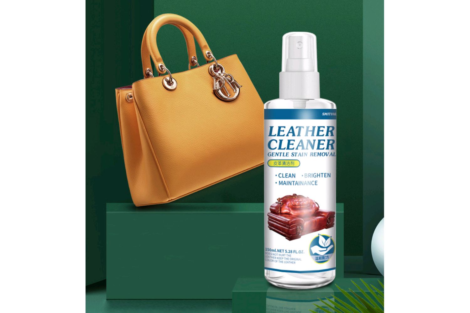 LEATHER Cleaner Spray and Leather Care Cream