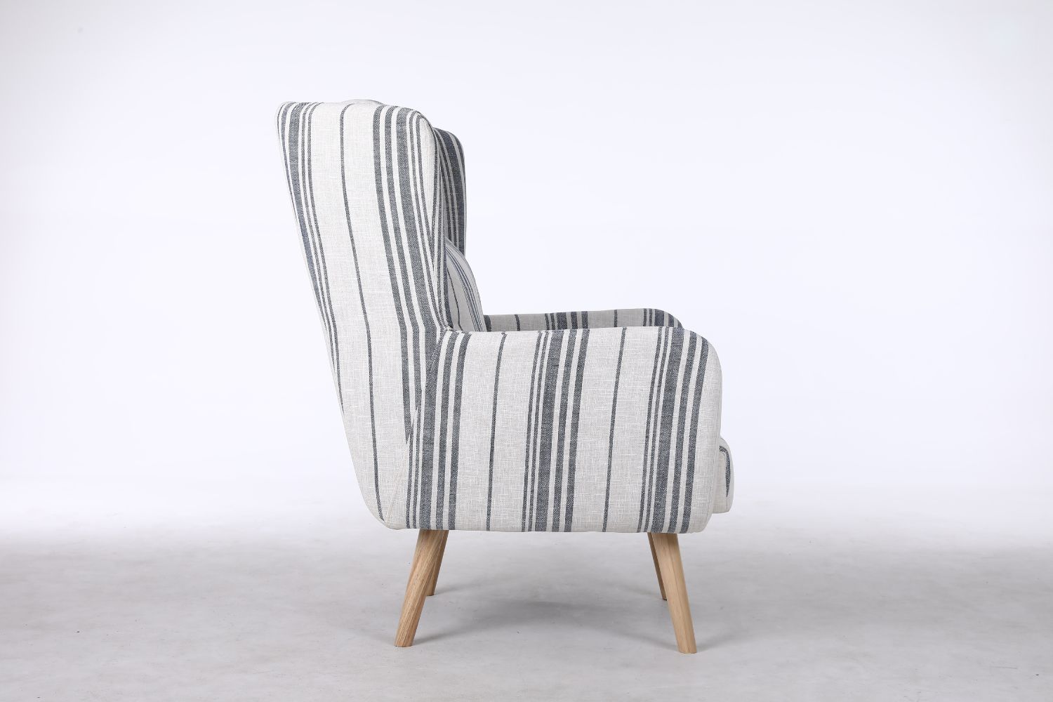 PISA Lounge Chair (Navy Stripe)