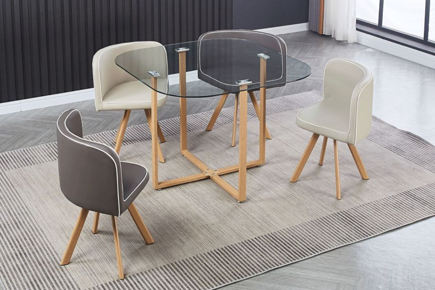 TECA 100 5PC Space Saver Dining Set