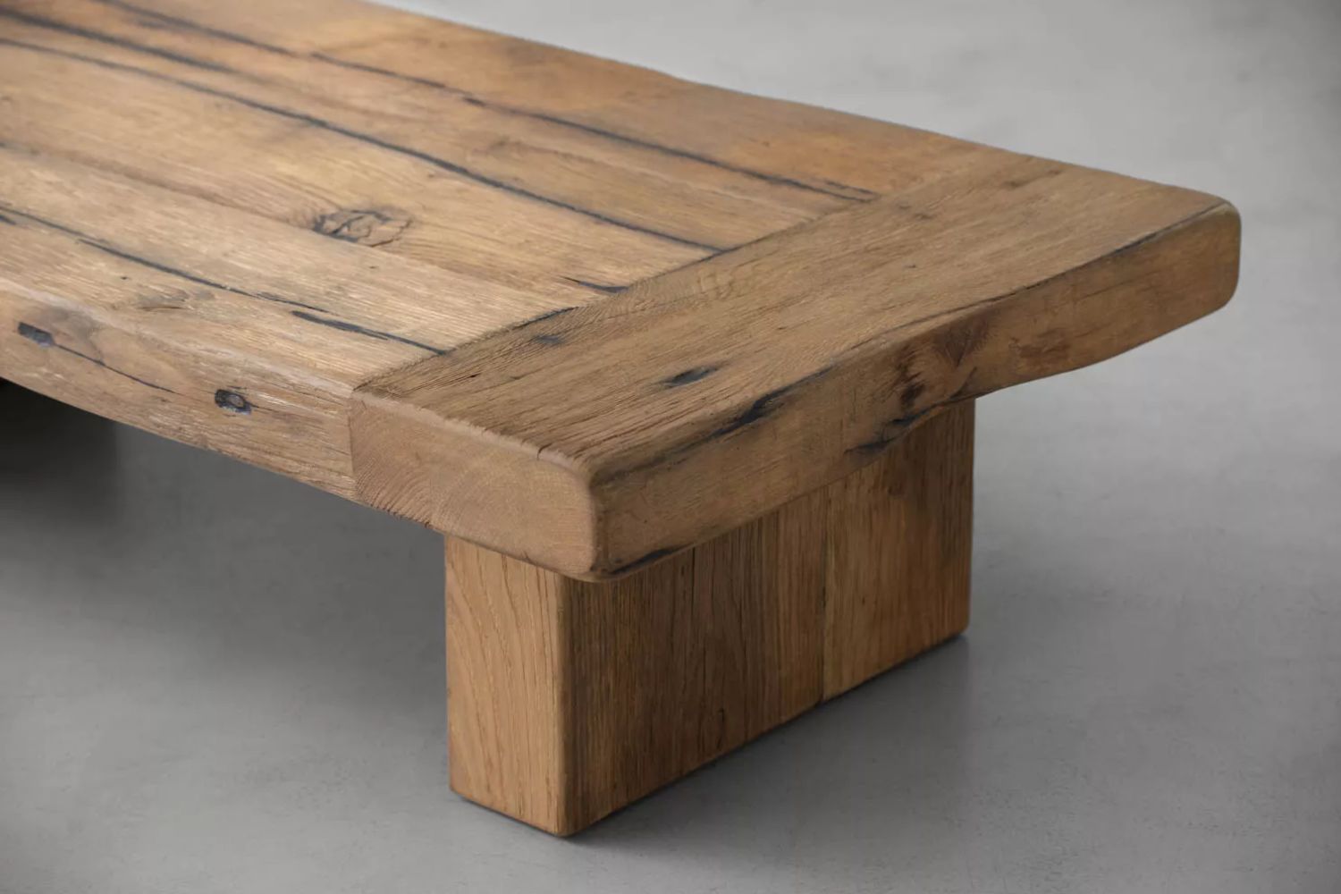 HECTOR 100% Reclaimed Oak Wood Coffee Table (135x70cm)