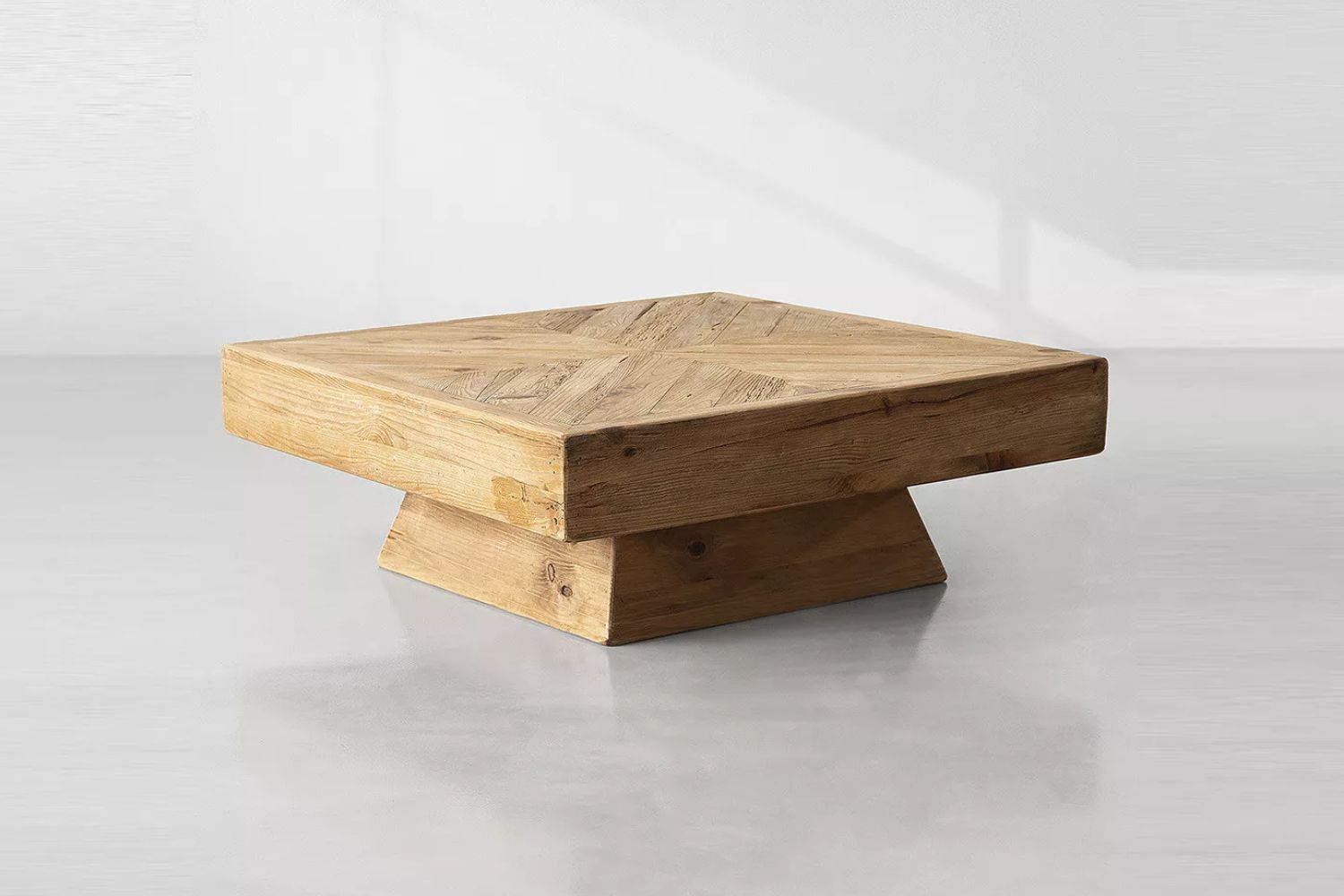 HOMER 100% Reclaimed Pine Wood Square Coffee Table (100x100cm)