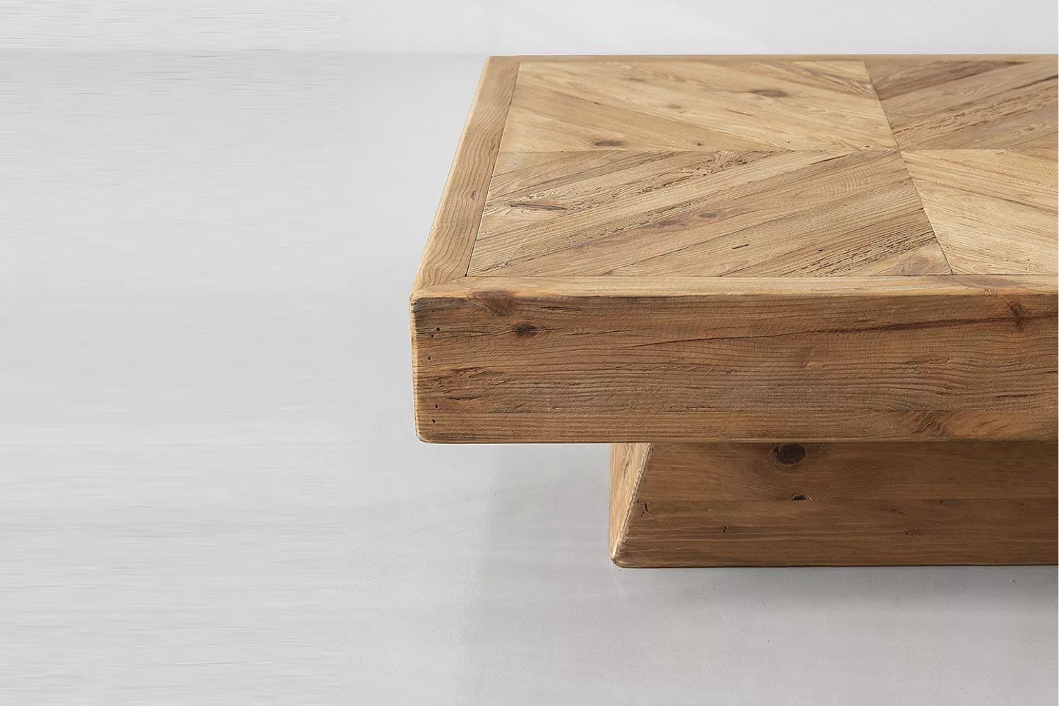 HOMER 100% Reclaimed Pine Wood Square Coffee Table (100x100cm)
