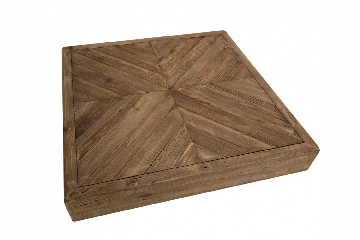 HOMER 100% Reclaimed Pine Wood Square Coffee Table (100x100cm)