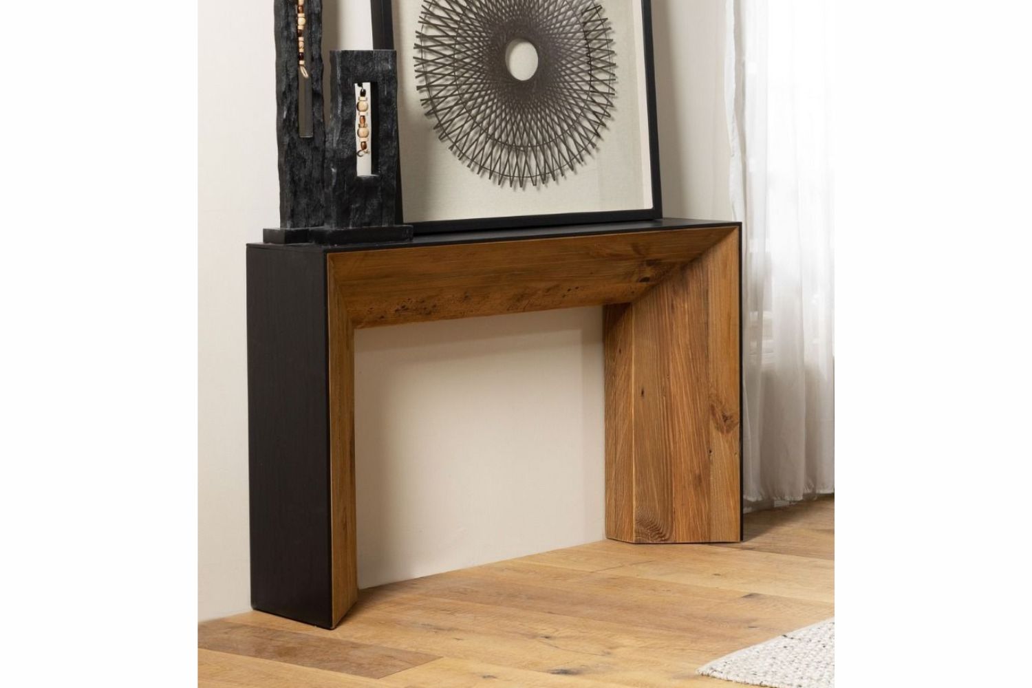 BETA 1.2M Reclaimed Pine Wood Console Table