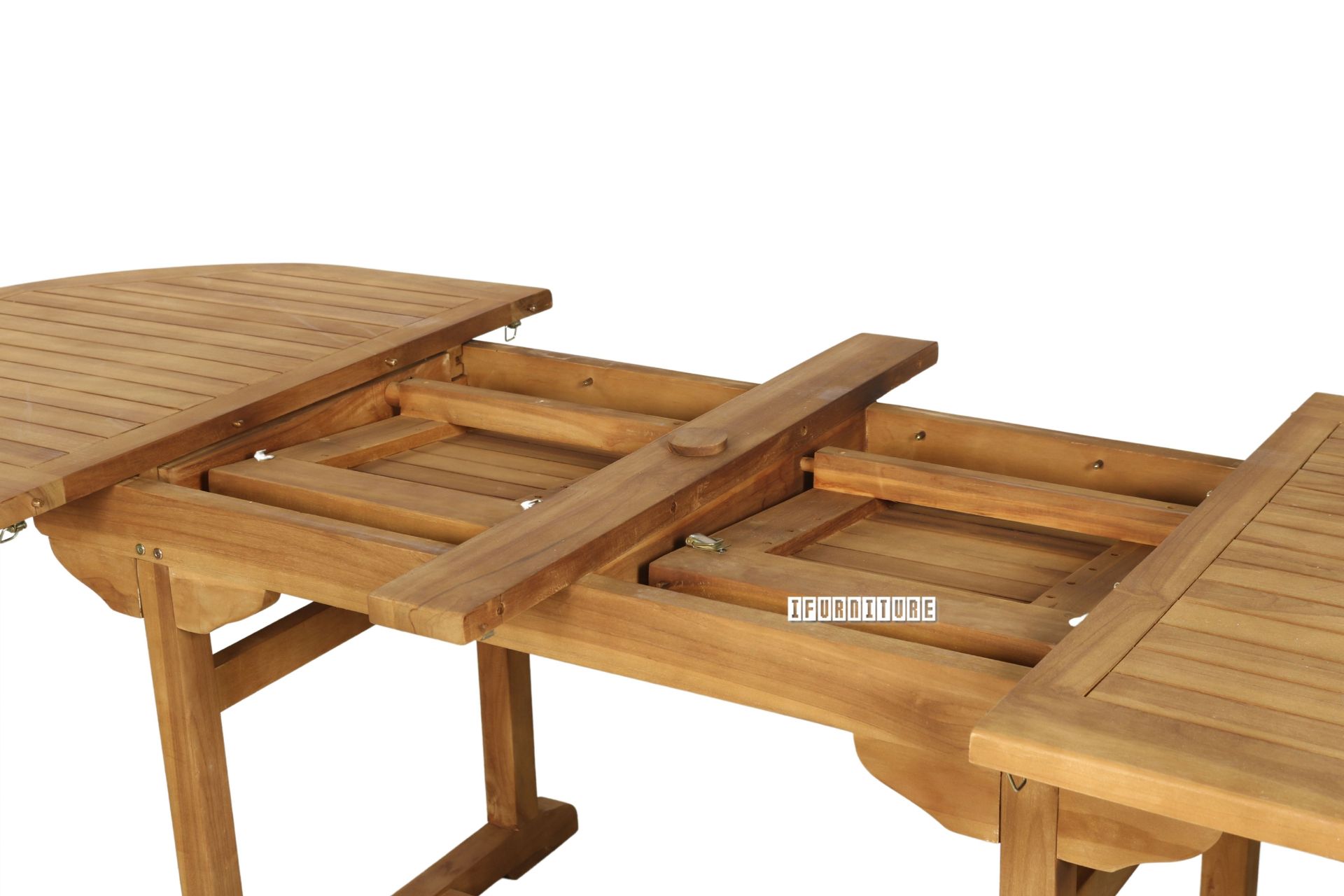 BALI Oval 160/240 Extension Solid Teak Table Solid Teak