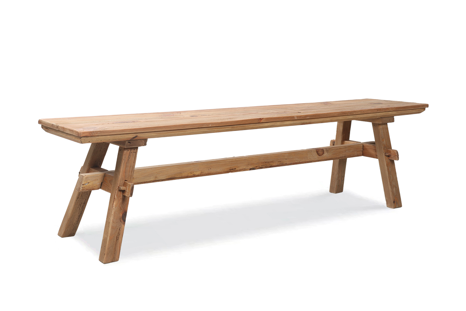 SHEETA 100% Reclaimed Pine Wood Dining Bench (180x35cm)