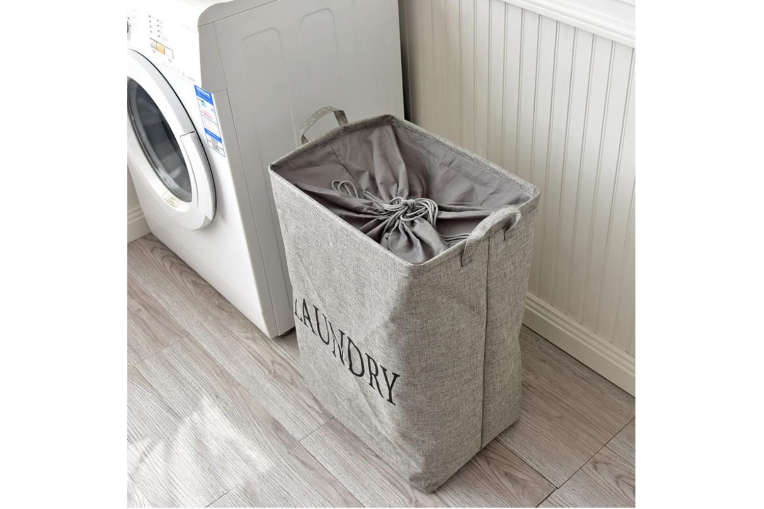 SQUARE BOX 40x30x60cm Laundry Basket (Dark Grey)