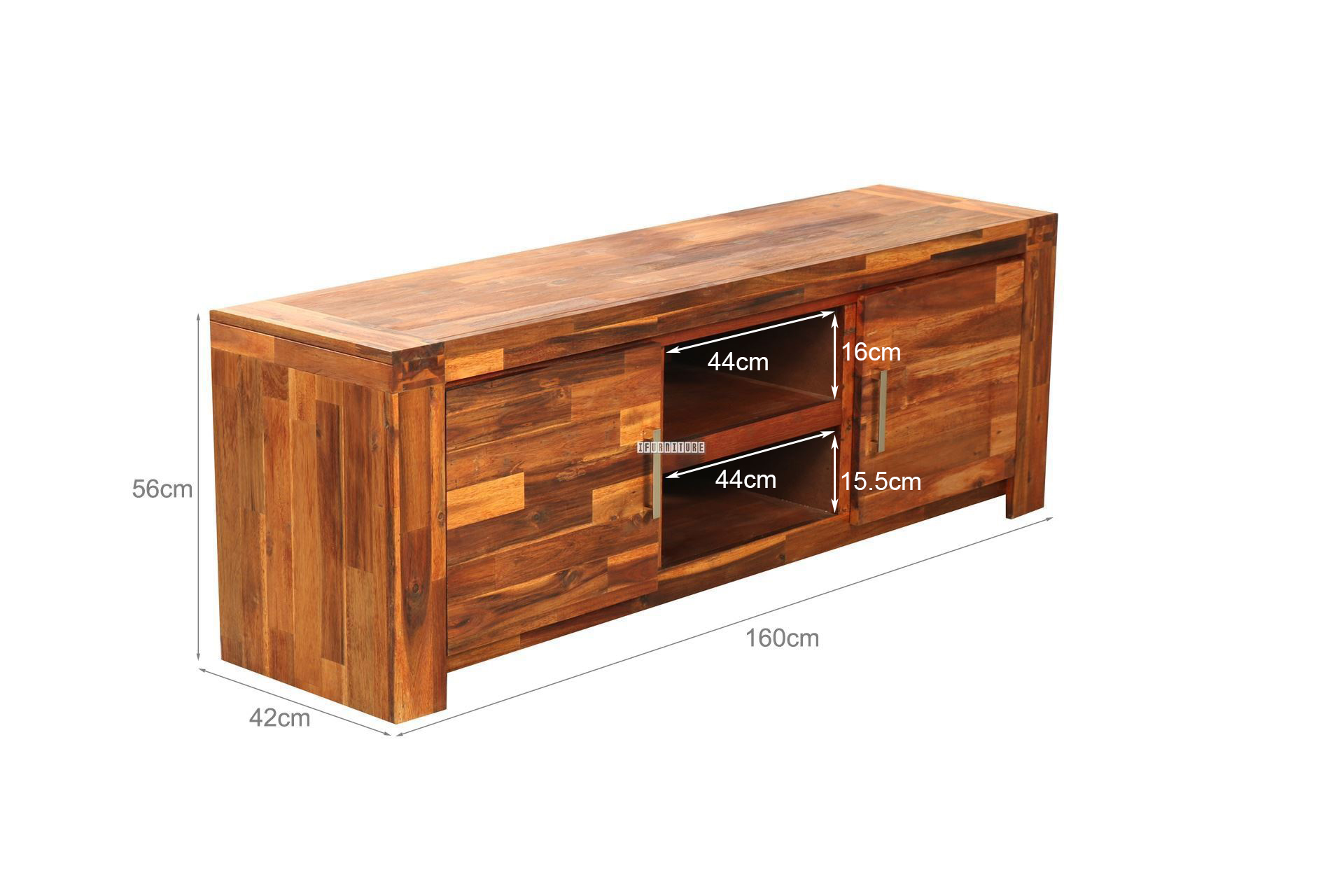 PHILIPPE Acacia TV Unit (Rustic Java Colour)