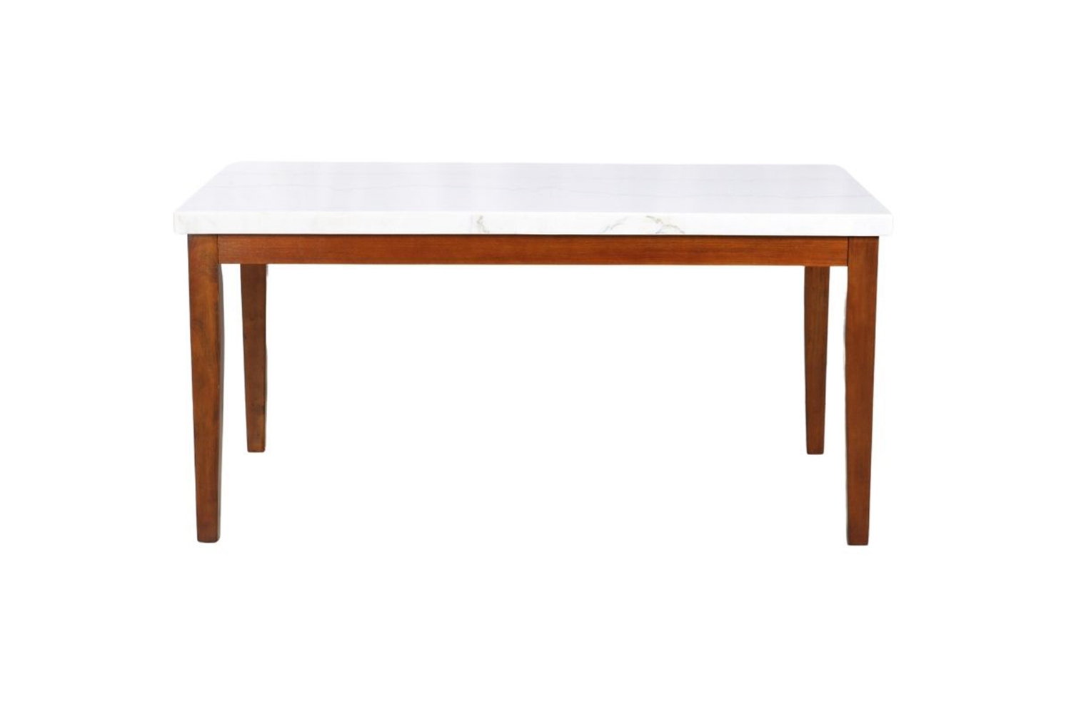 SOMMERFORD 163 Marble Top Dining Table (White)