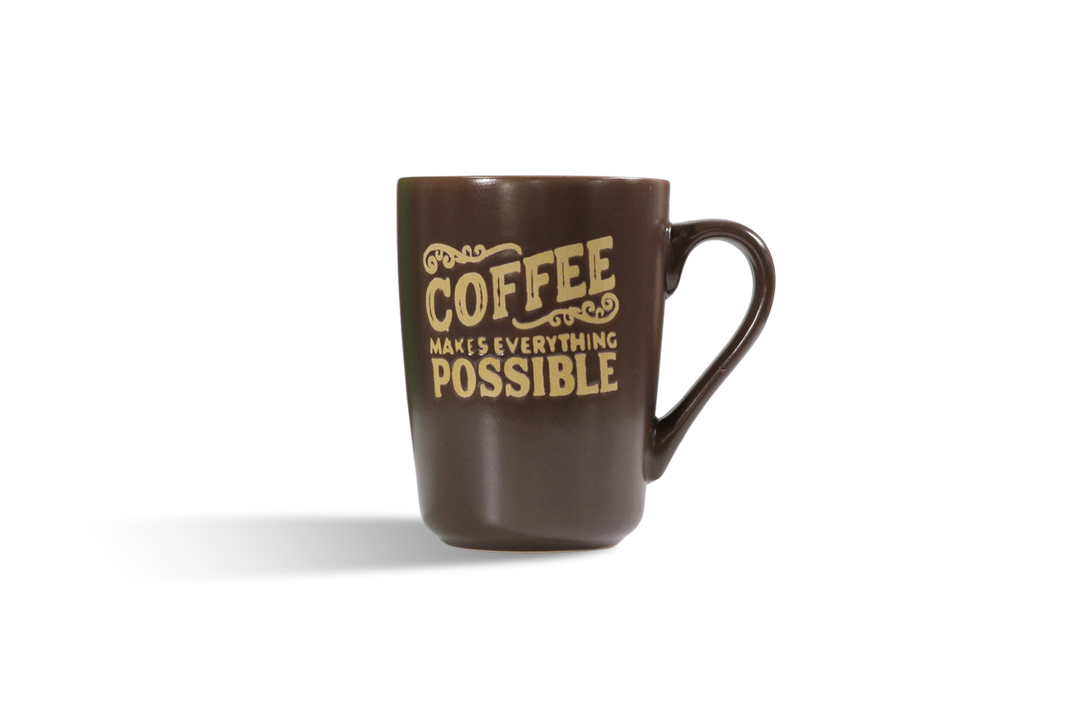 323-015 Coffee Quotes Ceramic Mug (350ml)