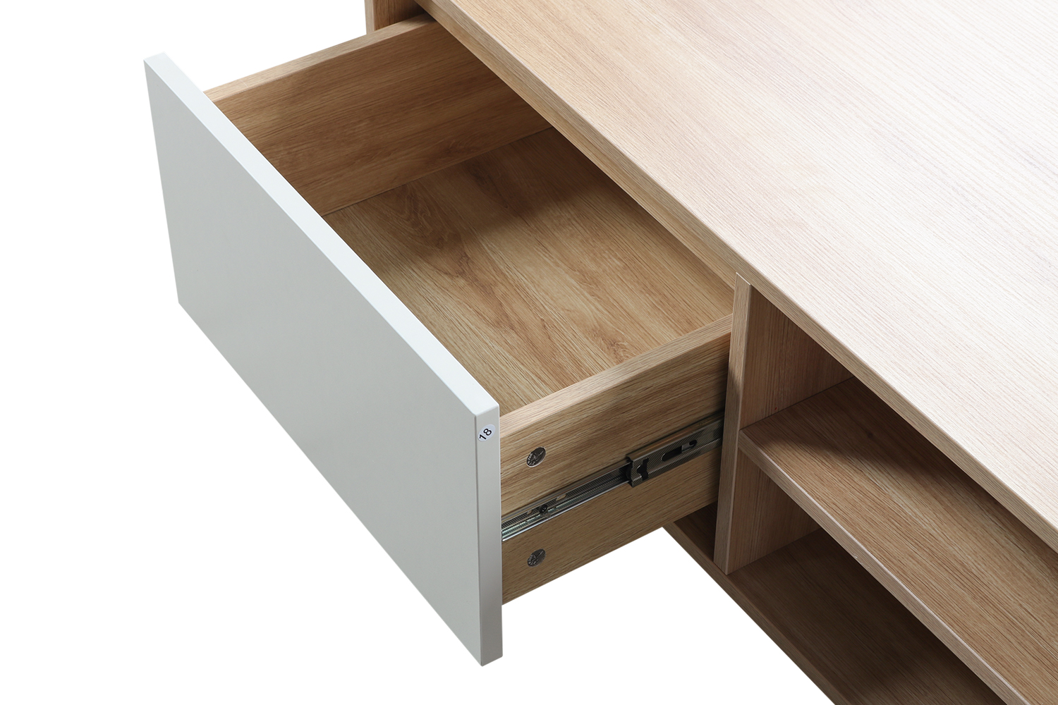 RENO 150 3-Drawer TV Unit (Natural & White)