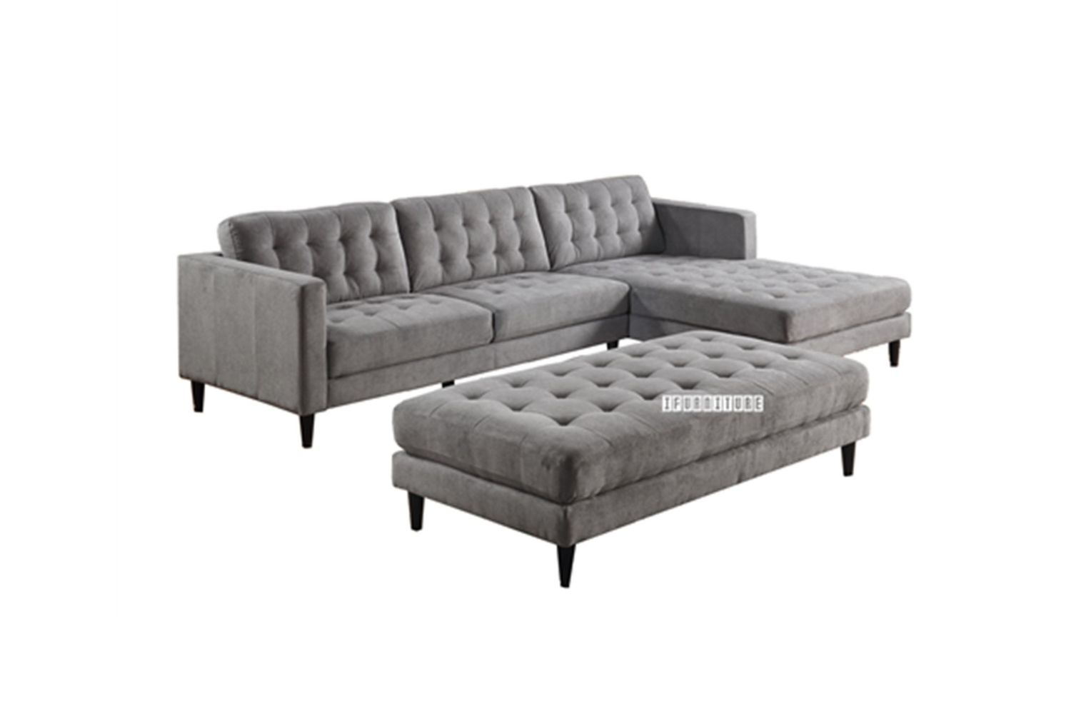Ottoman Only (Light Grey)