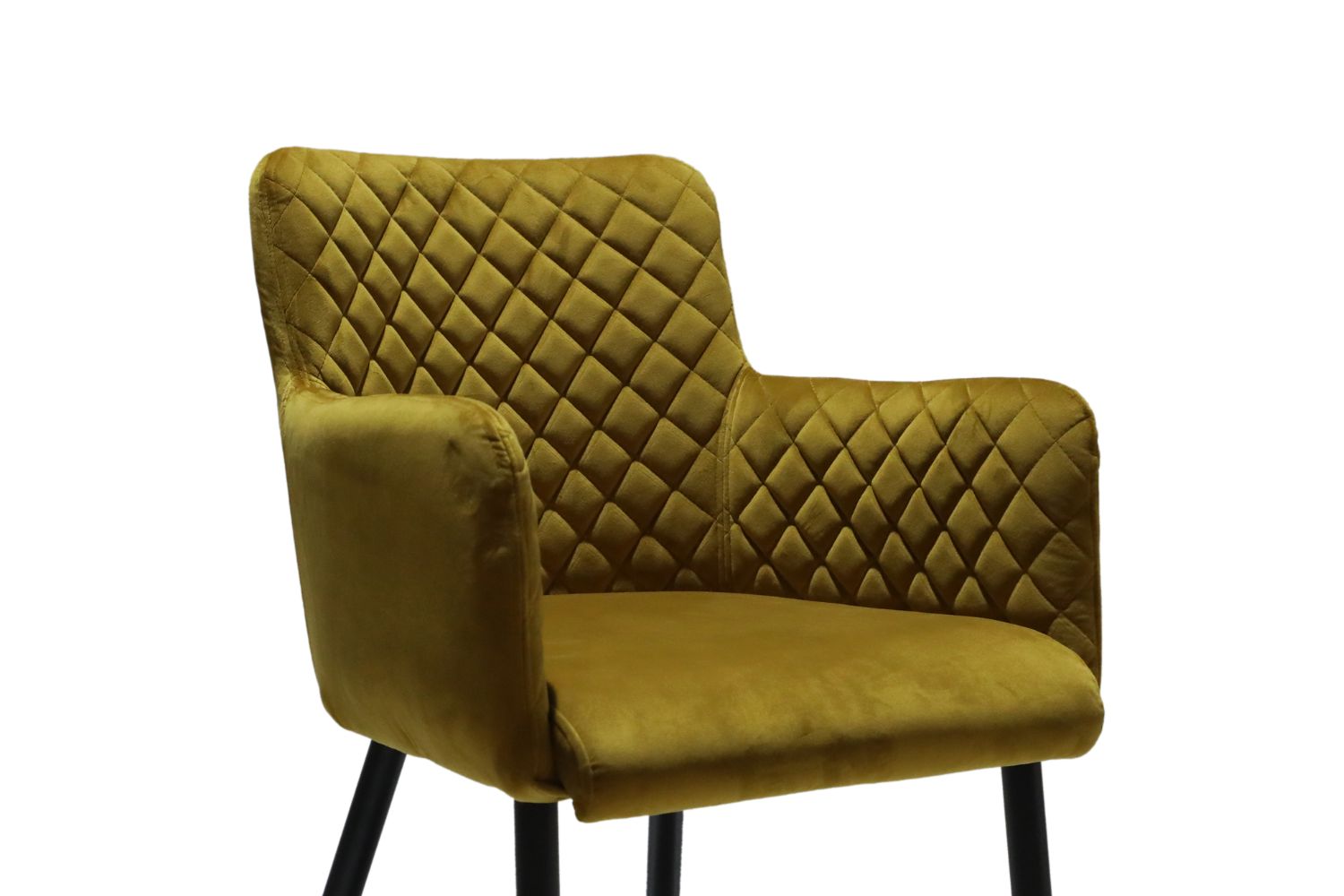 MILLY Velvet Armchair (Yellow)