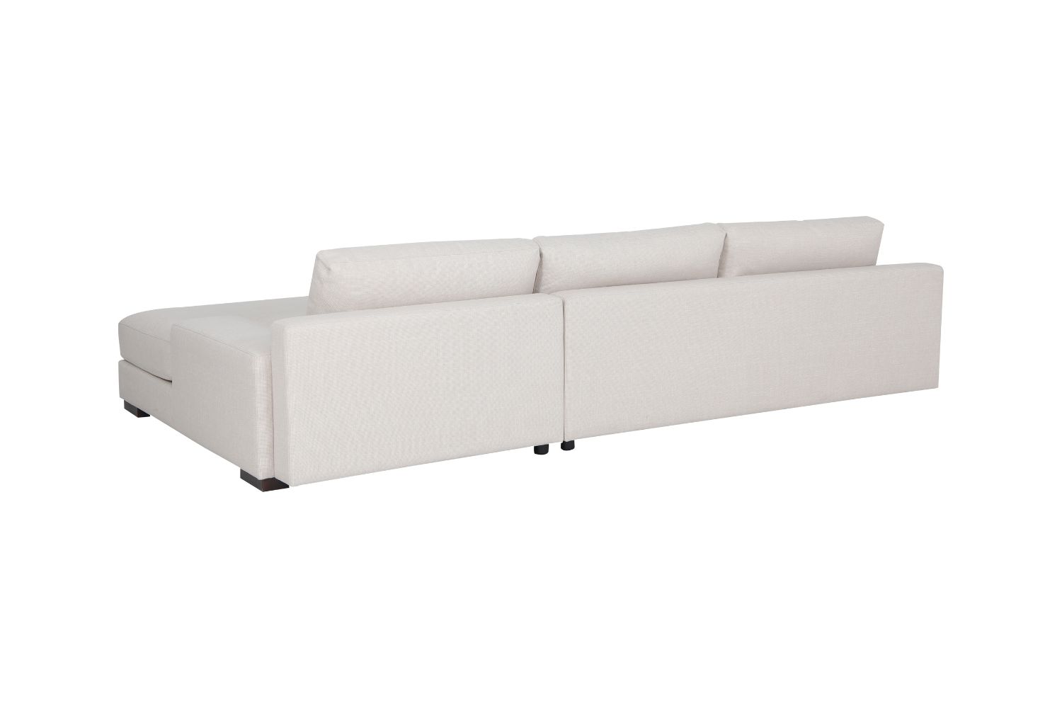 BROOK Feather Filled Sectional Sofa - Chaise Facing Right