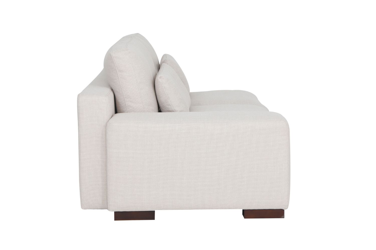 BROOK Feather Filled Sectional Sofa - Chaise Facing Right