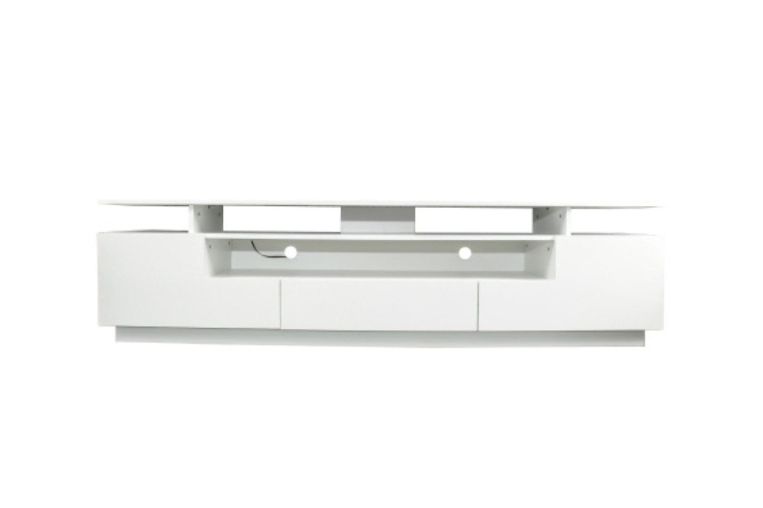 ONEL 195 TV Unit with LED Lights (White)