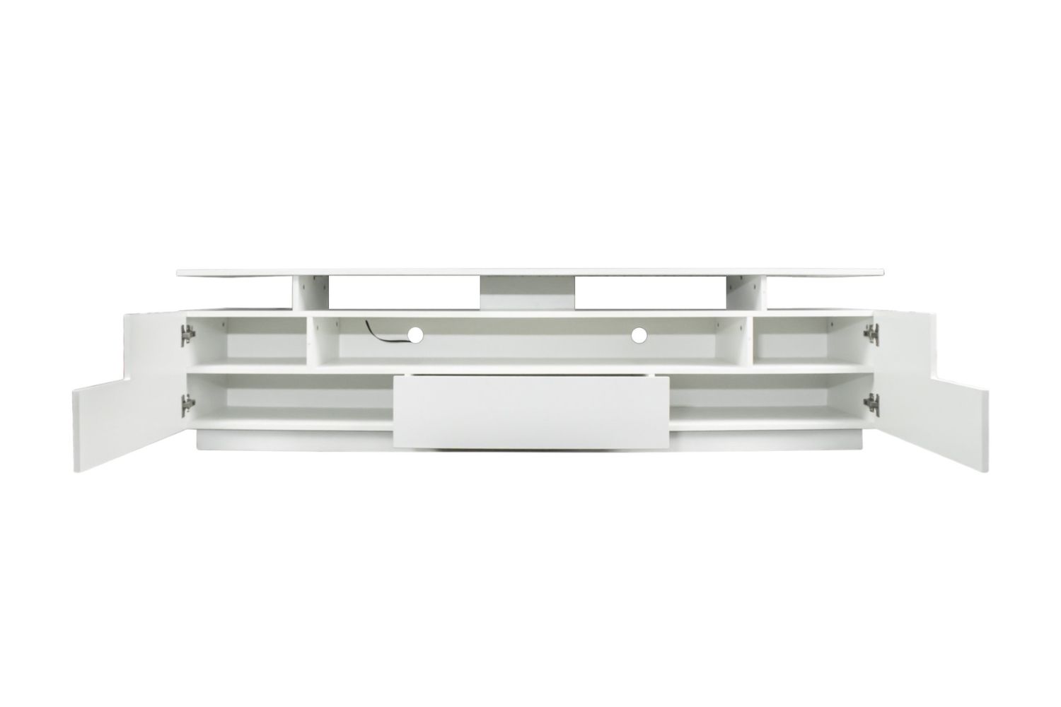 ONEL 195 TV Unit with LED Lights (White)