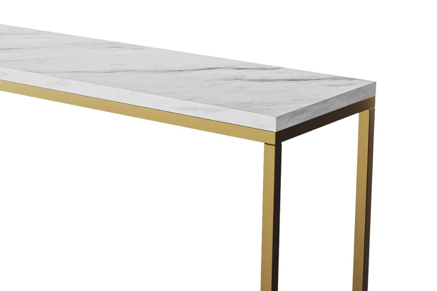 AYDAN 1M Marble Top Console Table