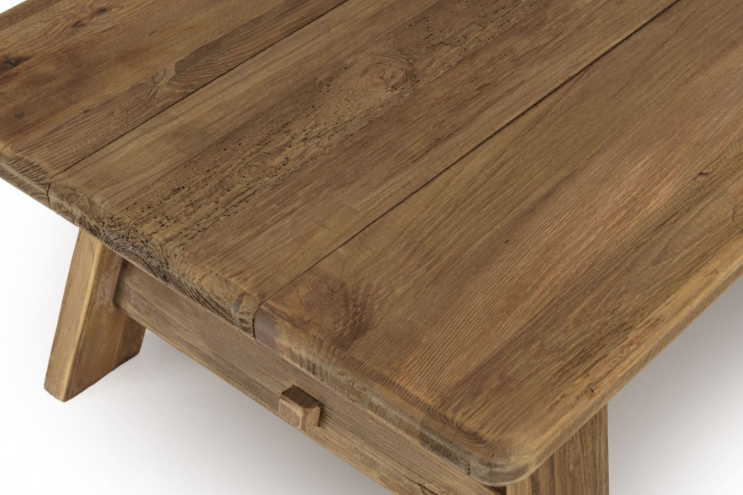 RUSSELL 1.4M 100% Reclaimed Pine Wood Coffee Table