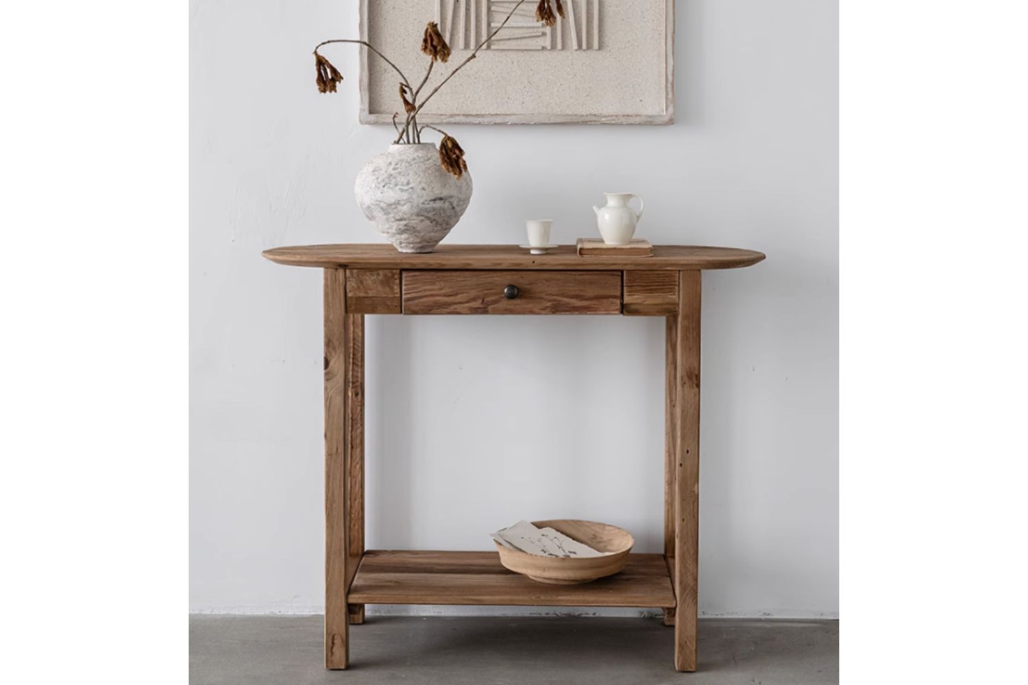 RUSSELL 100% Reclaimed Pine Wood Console Table
