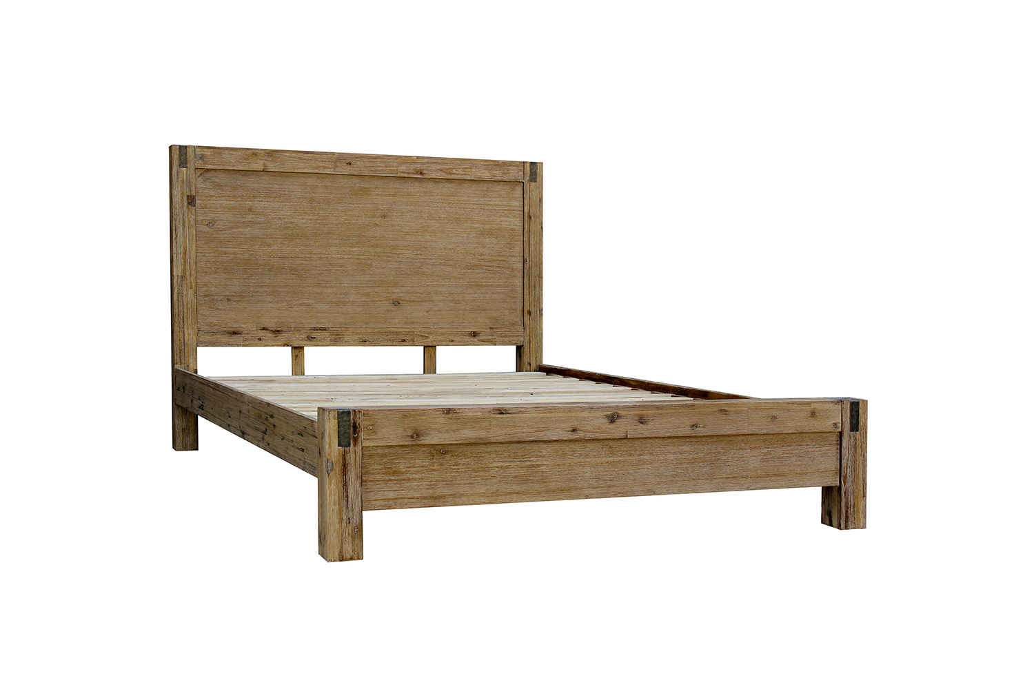 SPRINGBROOK Highfoot Solid Acacia Wood Bed Frame in Queen Size