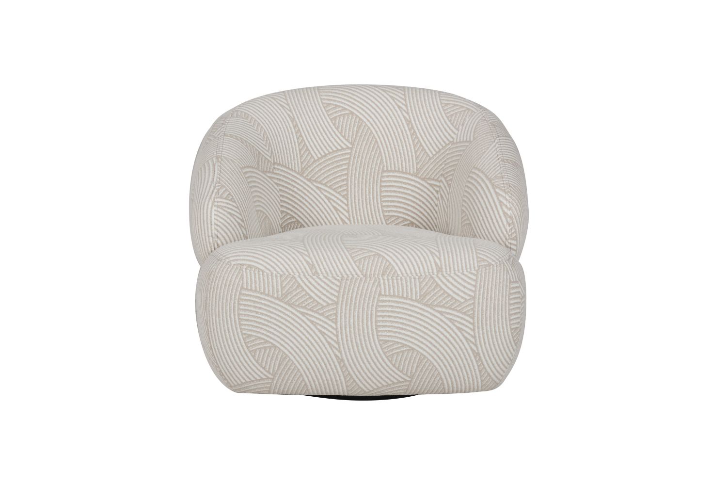 AURLA Fabric Swivel Armchair
